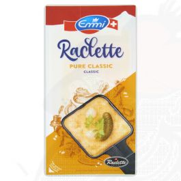 Emmi Raclette 45+ en tranches | 200 gr | Acheter en ligne | FromageGouda.fr