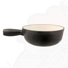 Caquelon à fondue noir en fonte/émaillé | Acheter en Ligne